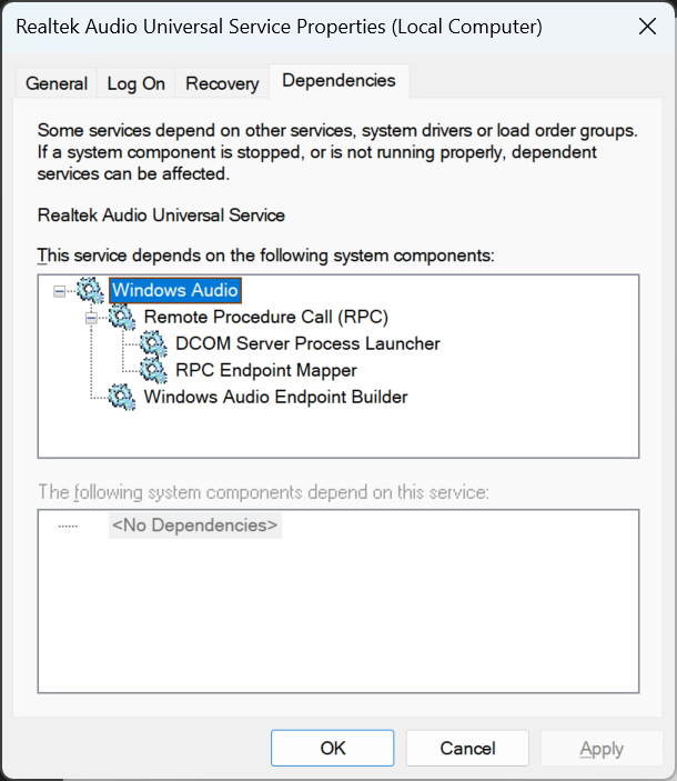 Re: Audio devices take long to initialize on reboo... - Republic of Gamers Forum - 1053510