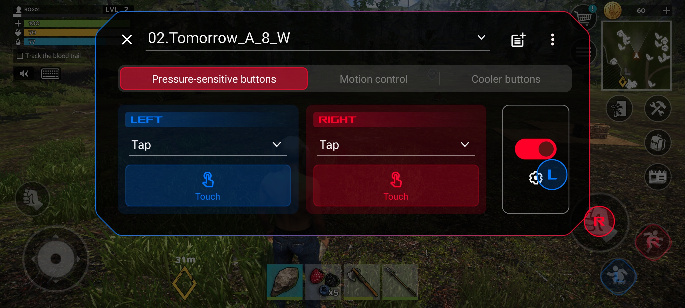 [Tomorrow: MMO Nuclear Quest] ROG Phone 8 AirTriggers Setting