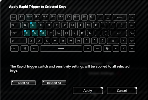 Rapid Trigger - faster resets, always locked and loaded
