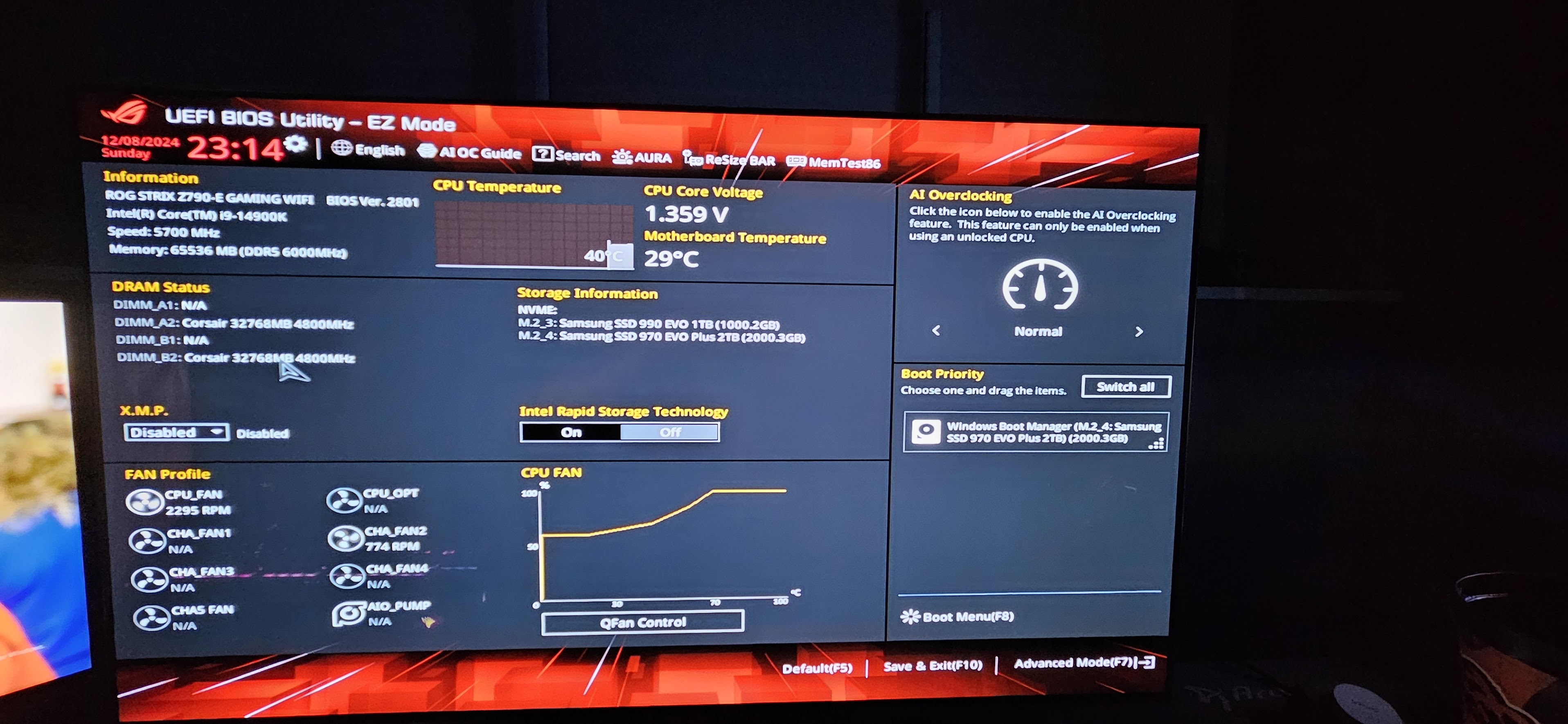 Solved: 1.557v ASUS - ROG STRIX Z790-E GAMING WIFI new bi... - Page 2 ...