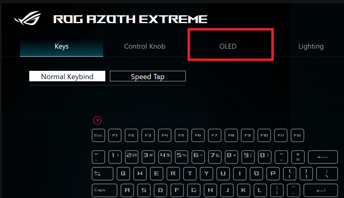 ROG Azoth/Azoth Extreme OLED Customization - Upload your own image or ...
