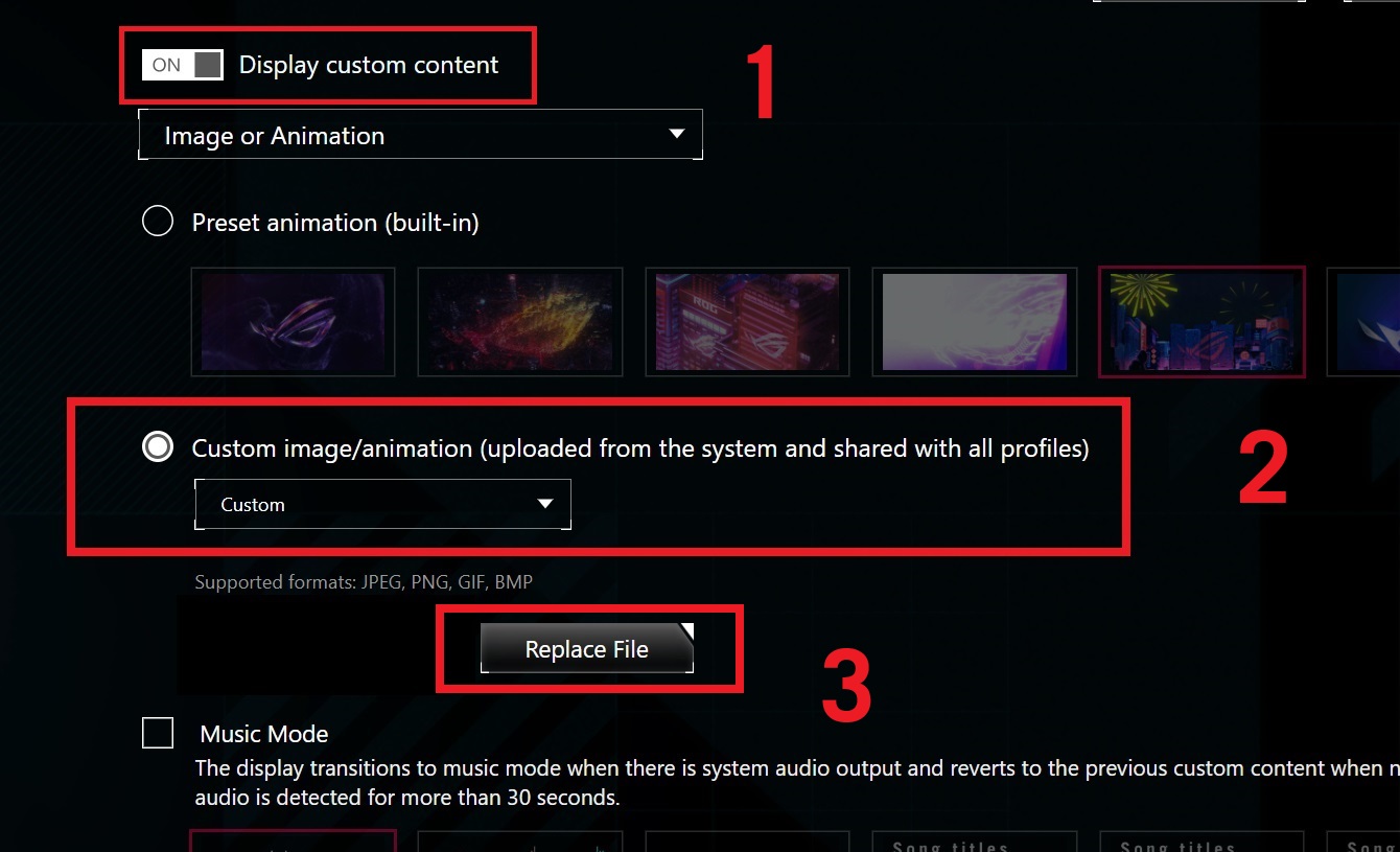 ROG Azoth/Azoth Extreme OLED Customization - Upload your own image or ...