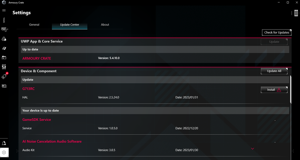 Armoury crate v5.4.10.0 / aura creator v3.5.7.0 [r... - Page 3 - Republic of Gamers Forum - 908153