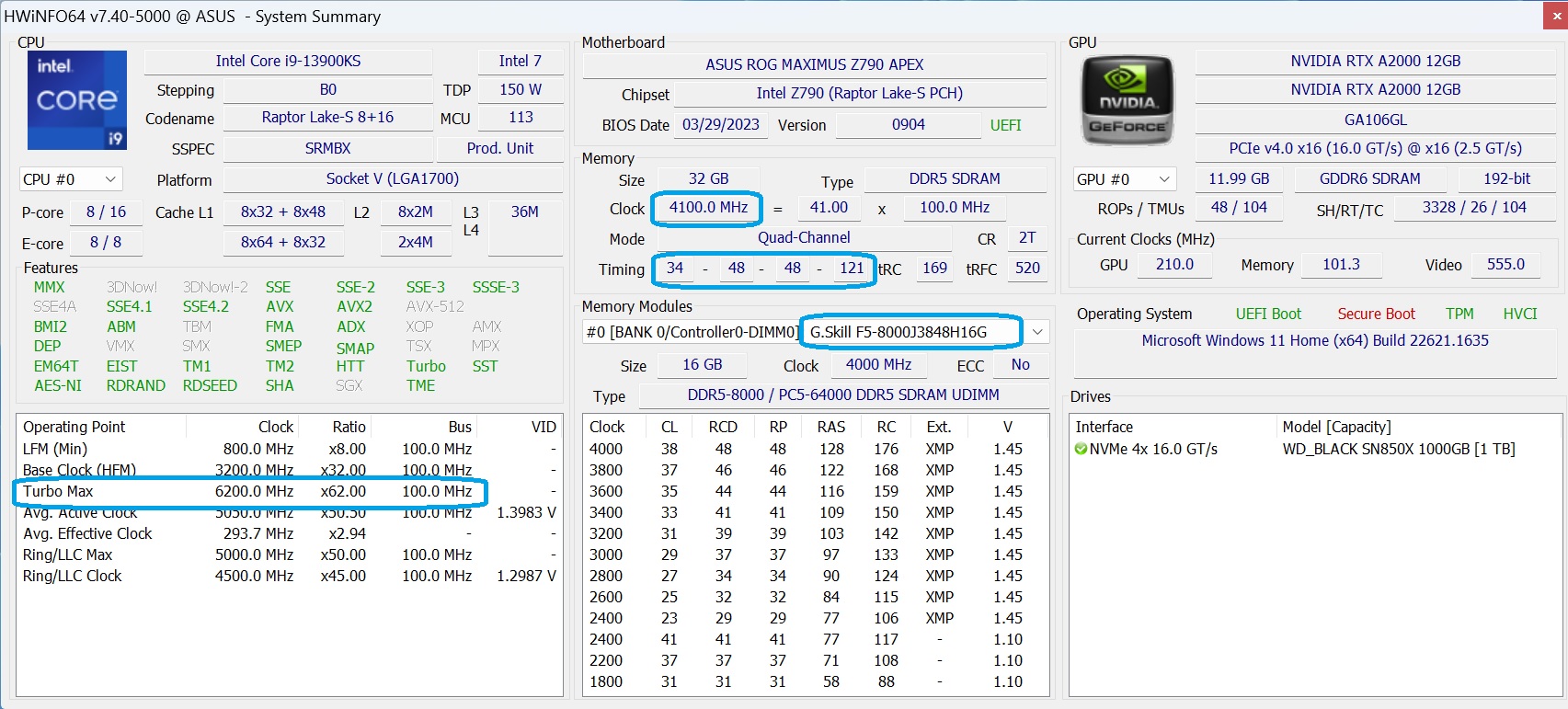 Basic RAM Overclock Advice Please - Republic of Gamers Forum - 889987