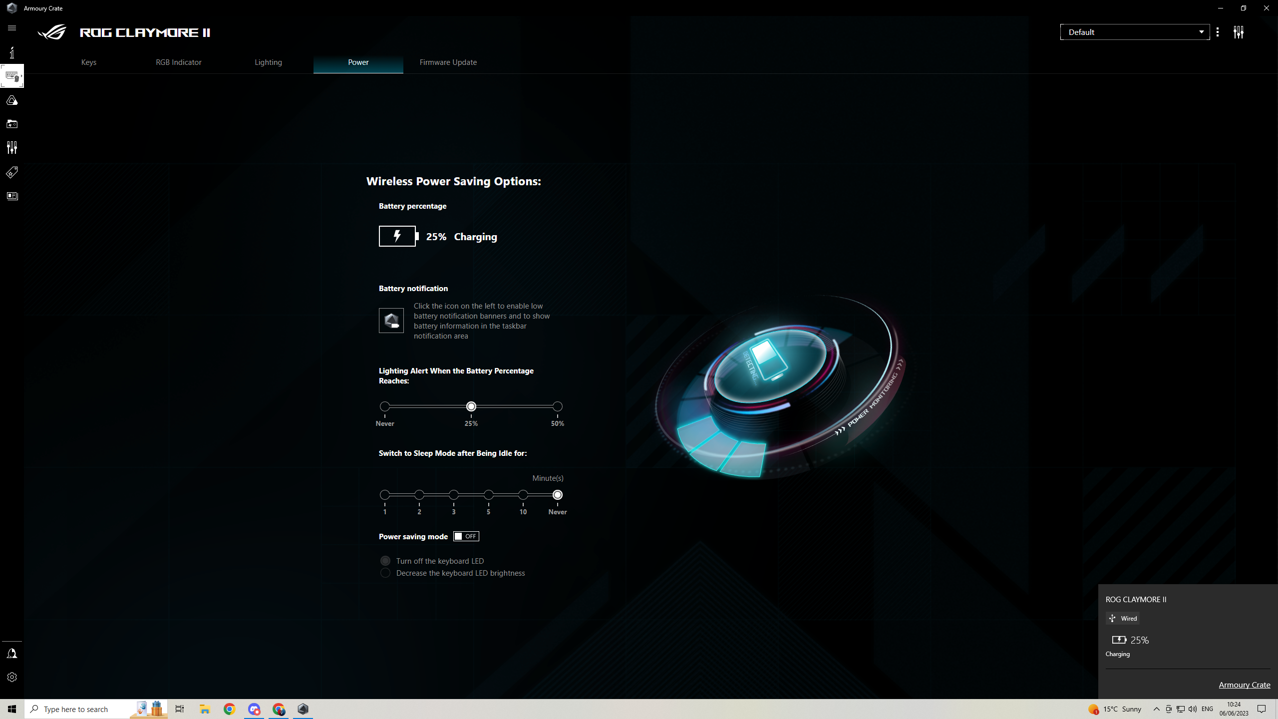 Solved Asus Rog Claymore Ii Charging Stuck At 25 Republic Of Gamers Forum 934664