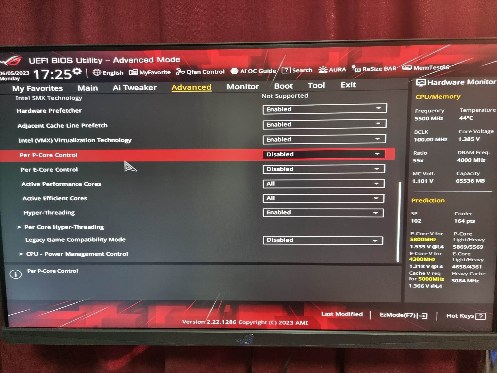 Solved: Z790-E Gaming WIfi | i9-139000kf P and E corers ar ...