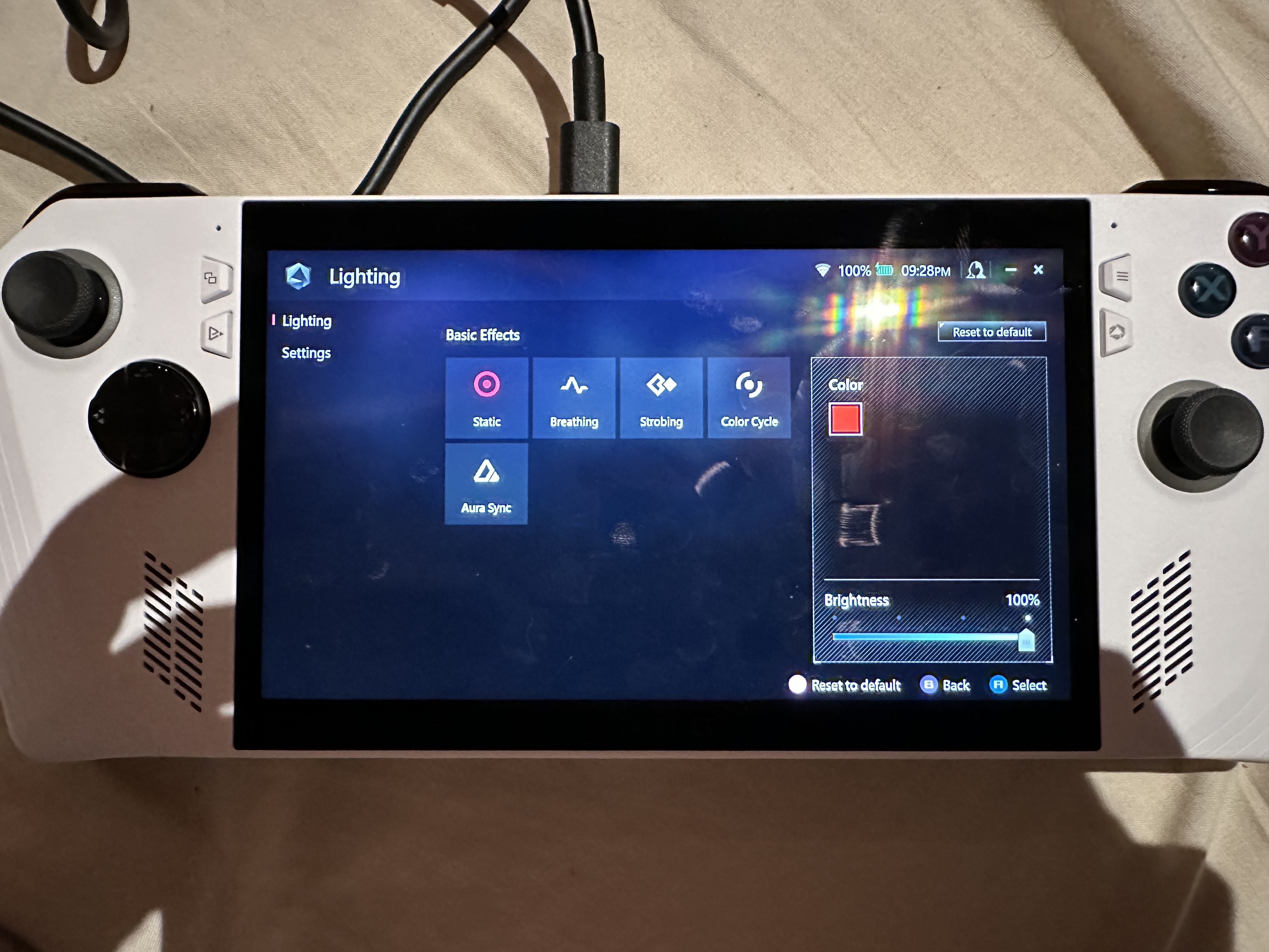 Asus rog ally - no lights on both joysticks and th... - Republic of Gamers Forum - 940280