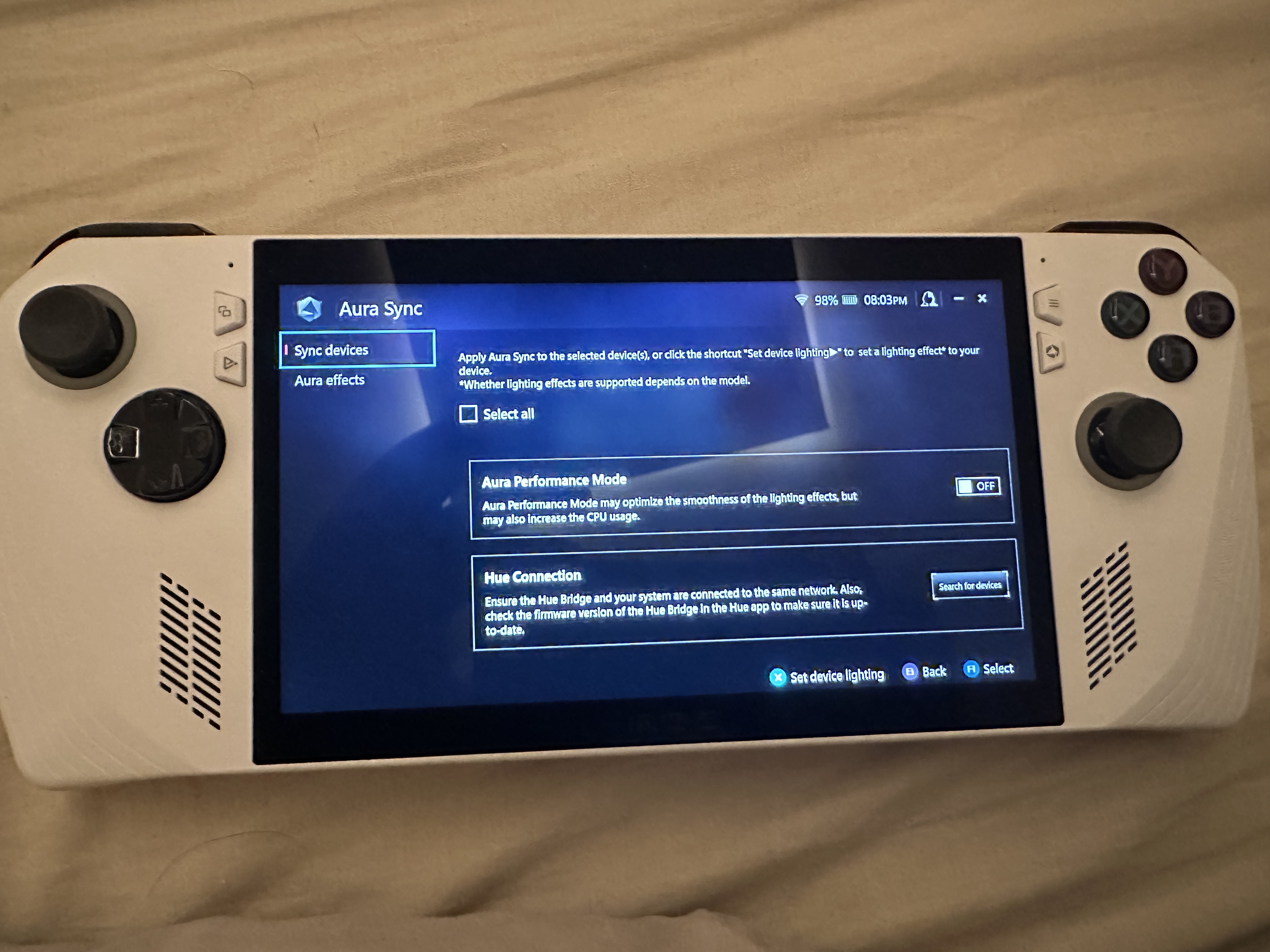 Asus rog ally - no lights on both joysticks and th... - Republic of Gamers Forum - 940280