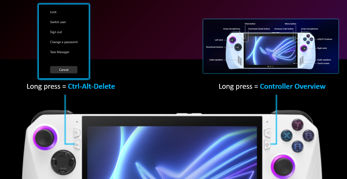 [Quick Reference] ROG Ally - All Buttons & Shortcuts