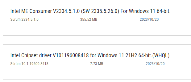 Solved: New Chipset and Intel ME Consumer driver for Z790 ...