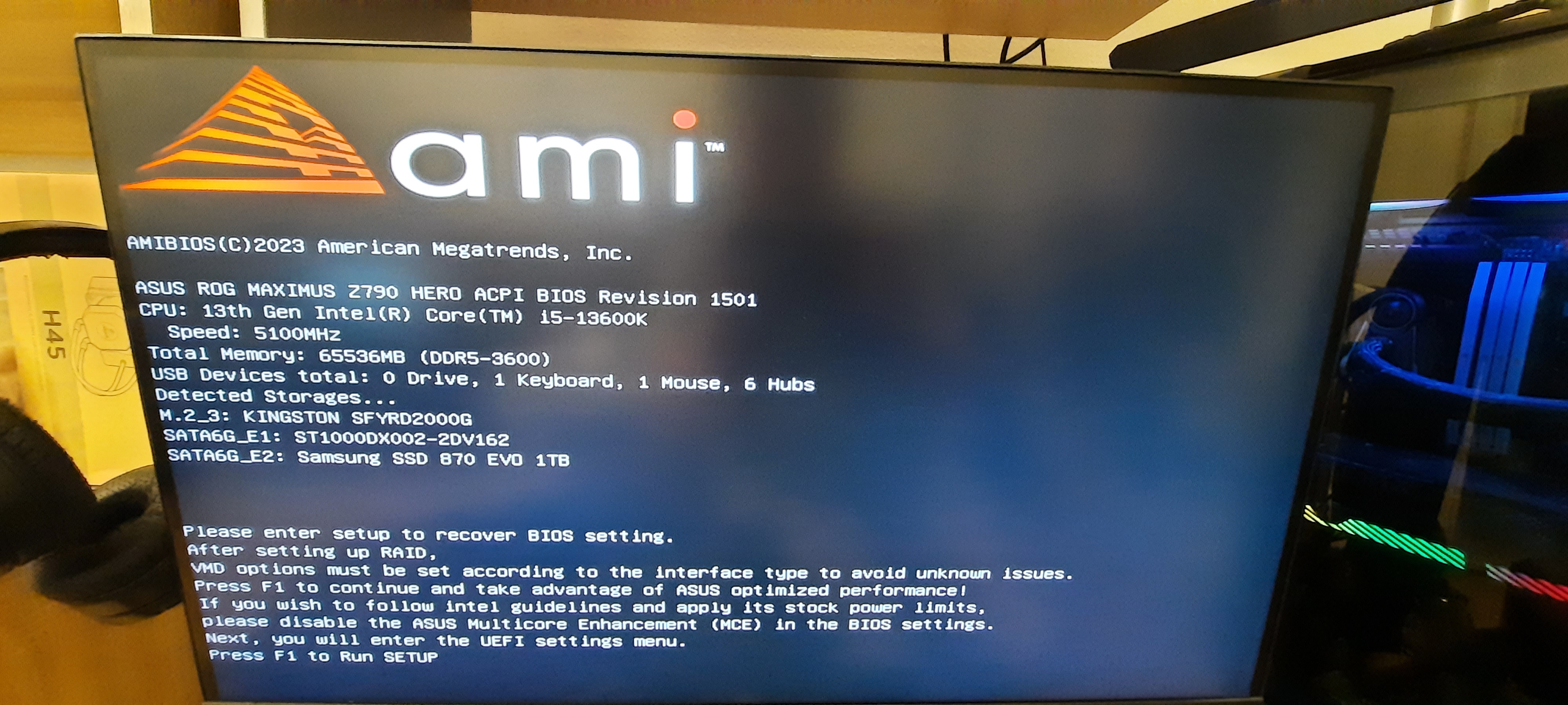 Solved: After PC construction, I stay on AMI American Mega ...