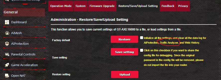 Asus GT-AXE-16000 Traffic analizer doesn’t works –... - Republic of ... Asus GT-AXE-16000 Traffic analizer doesn’t works –... - Republic of ...