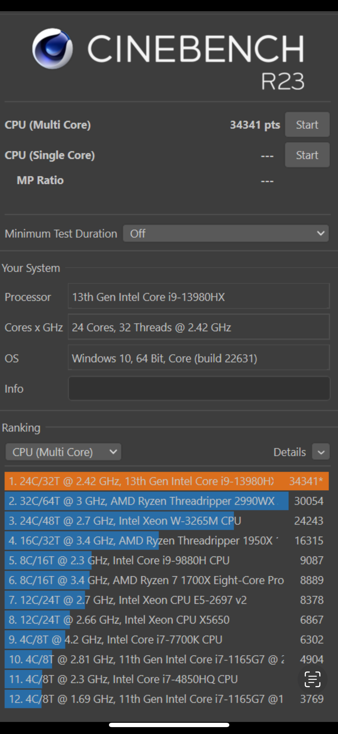 Sharing My i9 13980HX Undervolt - Republic of Gamers Forum - 996227