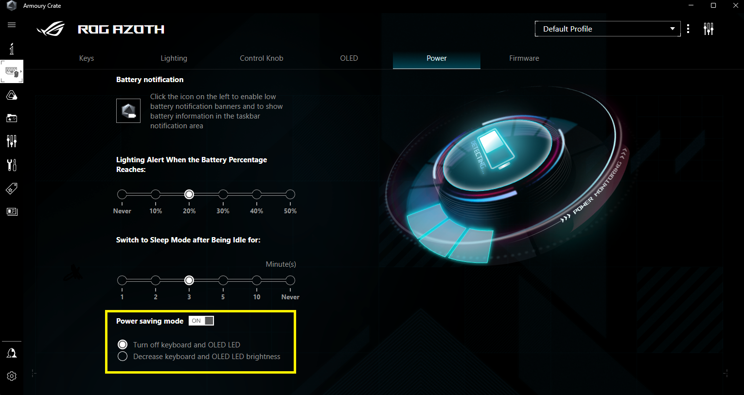 Solved: ASUS ROG Azoth - turn off OLED on power off - Republic of Gamers Forum - 999281
