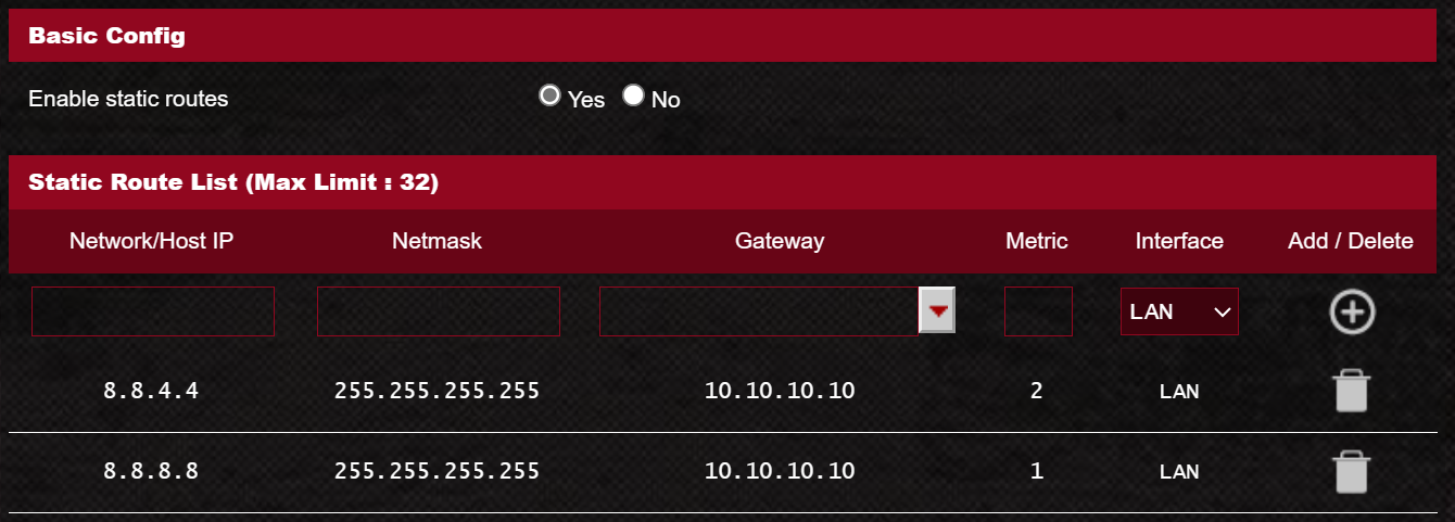 GT-AXE16000 9.0.0.6.102_4856 Static Route not work... - Republic of Gamers Forum - 1004677