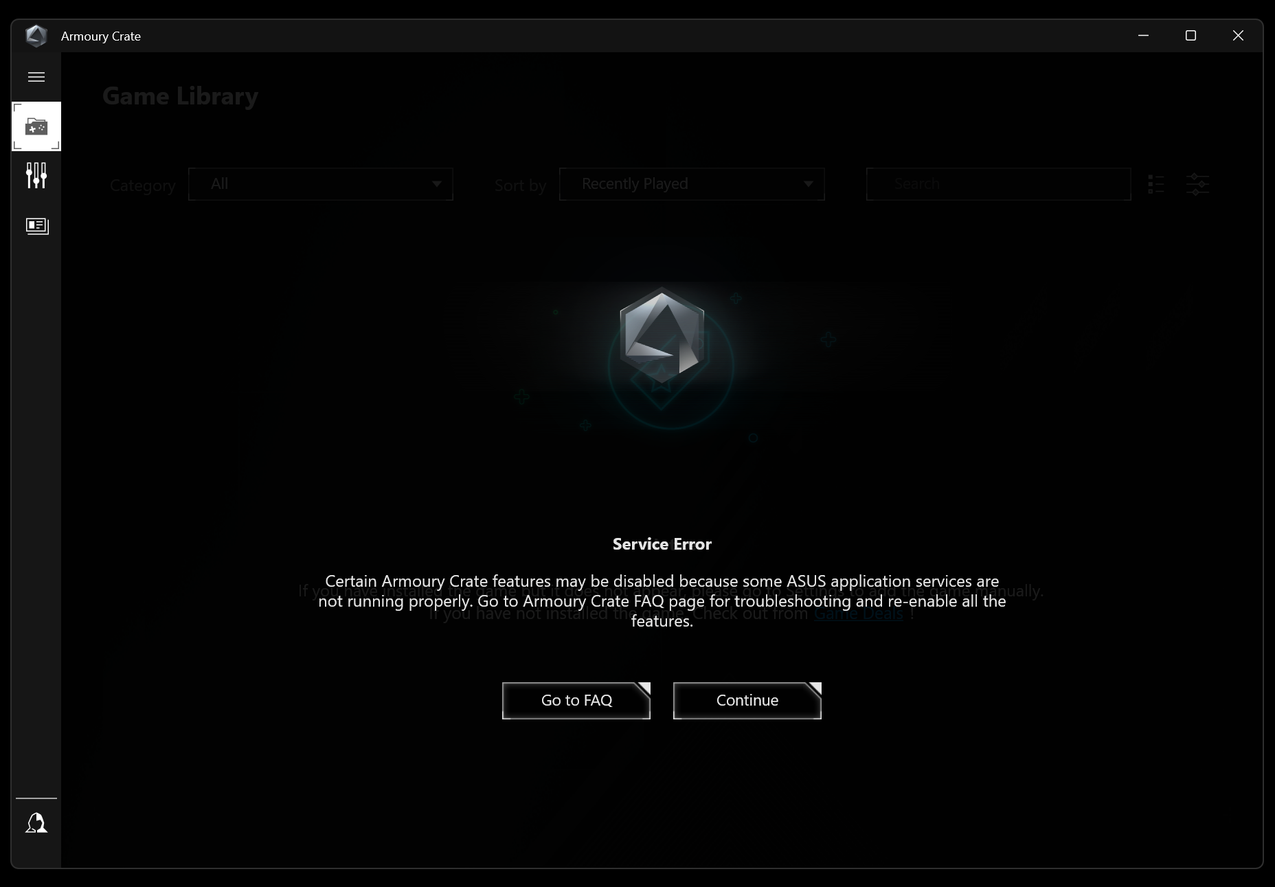 Solved: Can't update the Armoury Crate - Republic of Gamers Forum - 1007803