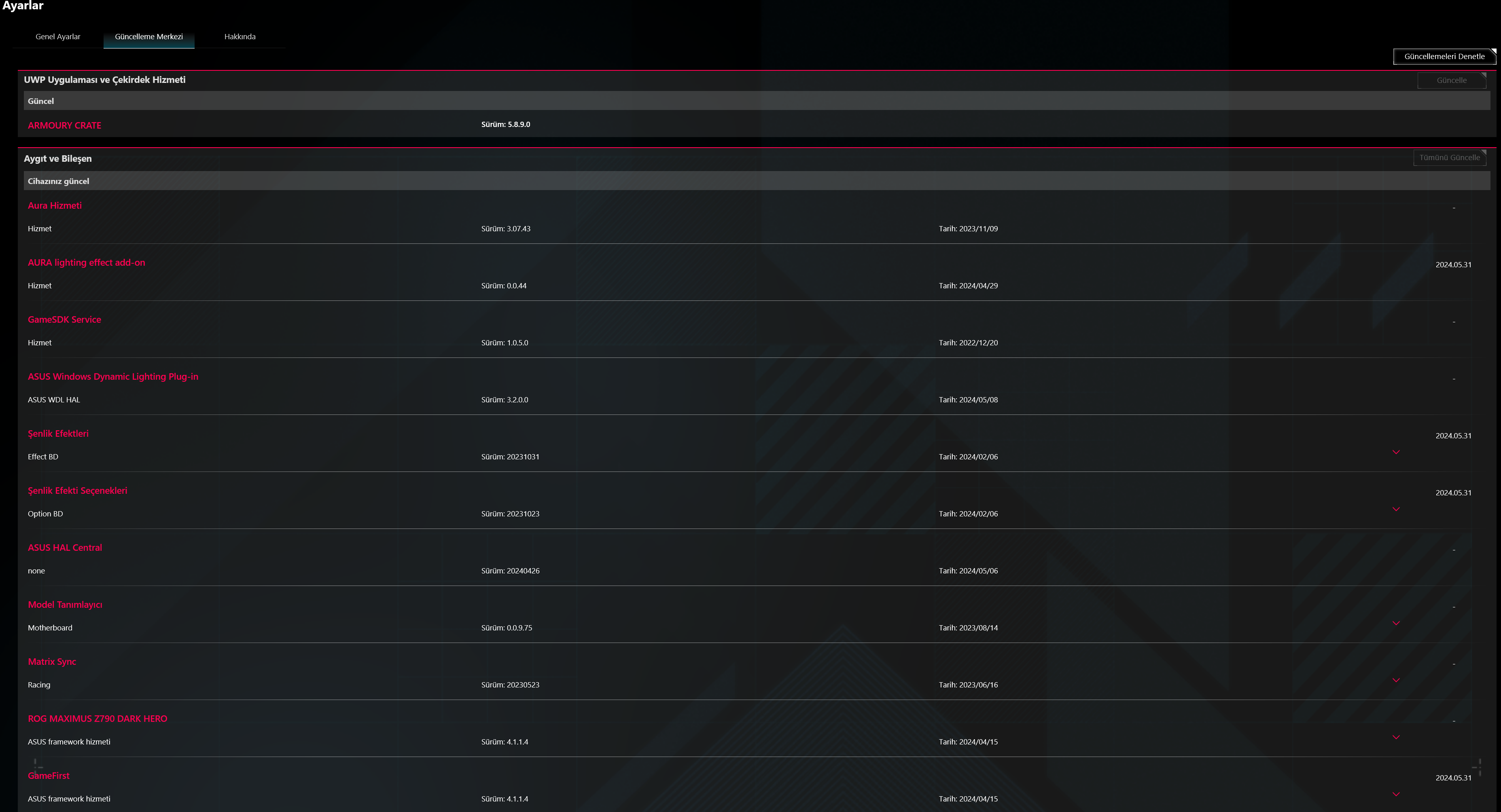 Solved: Armoury Crate - Empty Device and Component List Pr ...