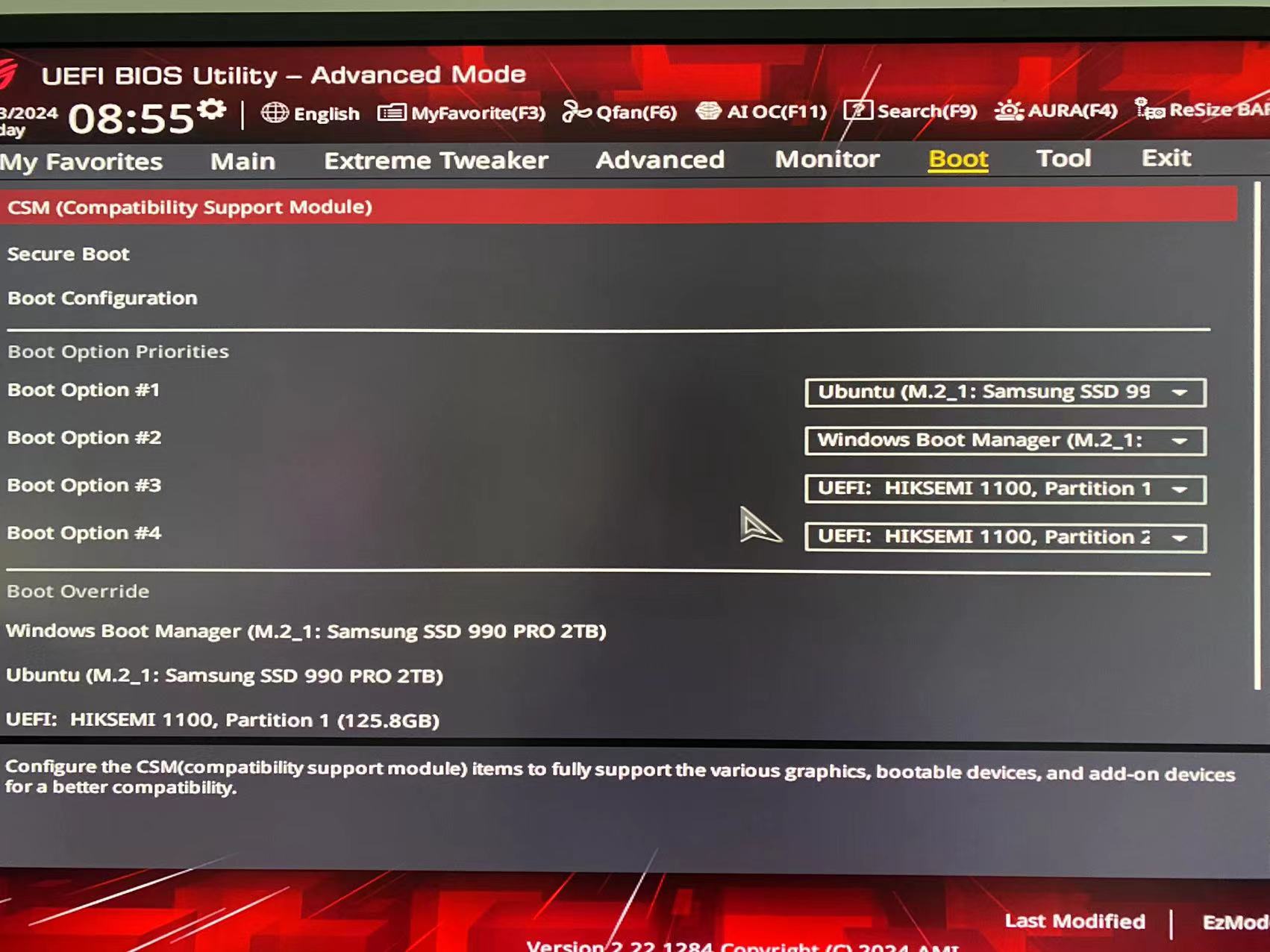 Asus X670E-E BIOS version 2007 (BIOS BUG) boot ord... - Republic of ...