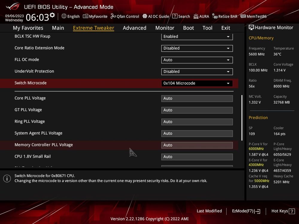 How do I disable undervolt protection on Strix B76... - Republic of ...
