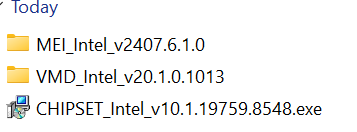 [DRIVERS] Intel Chipset/MEI/VMD/Serial IO/GNA/DTT/... - Republic of ...
